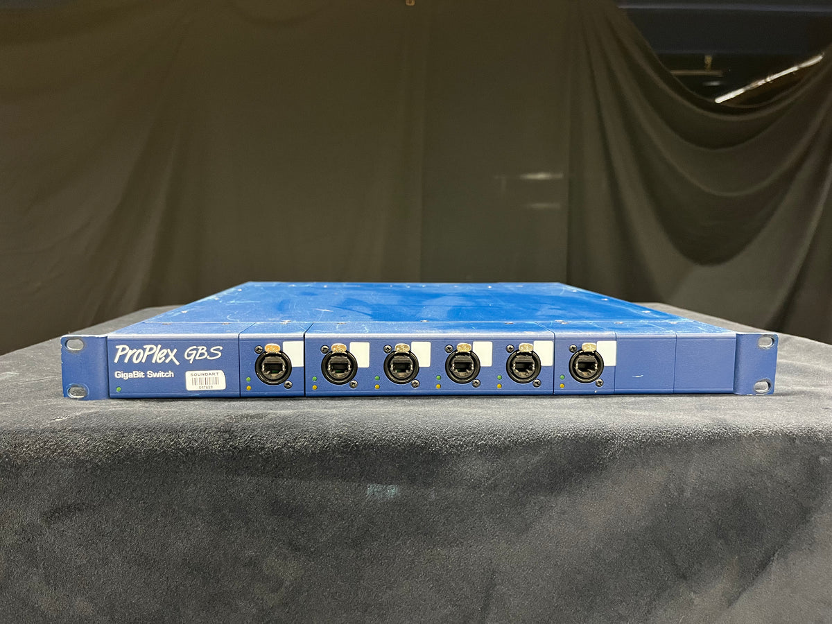 Used TMB ProPlex GBS 1GB x 8 Ethernet Switch w/Opticalcon Quad x2 – Sound Art Used Gear