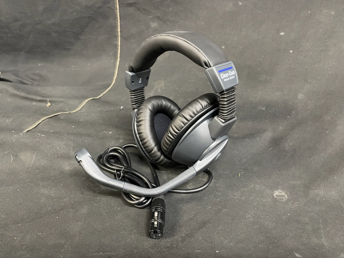 Used Clear-Com CC-260 Double-Ear Intercom Headset – Sound Art Used Gear