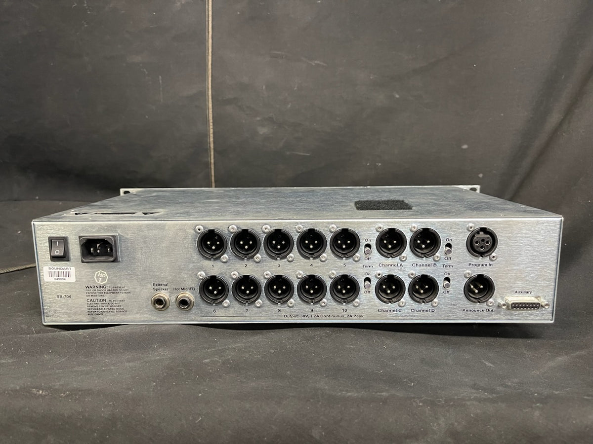 Used Clear-Com SB-704 4-Channel Switchboard Main Station – Sound Art ...