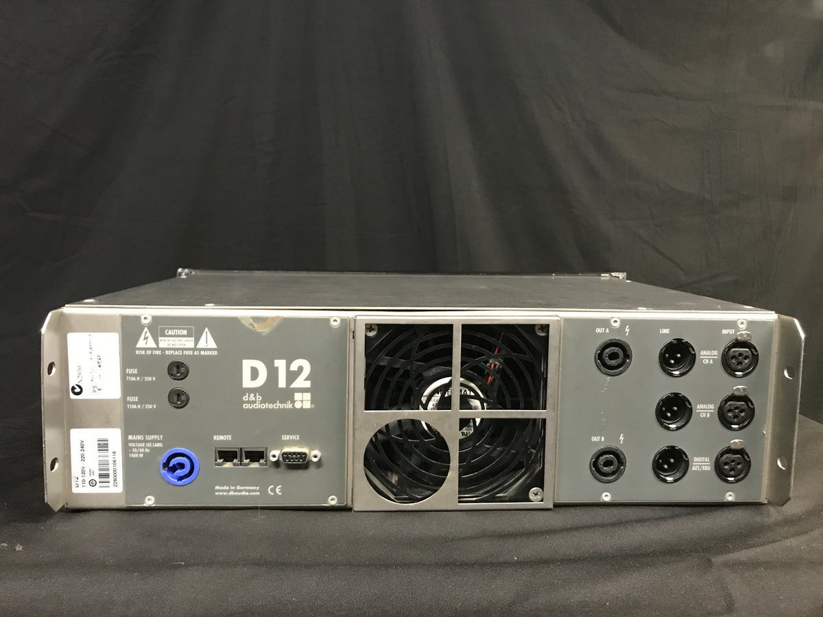 Used d&b D12 amplifier – Sound Art Used Gear